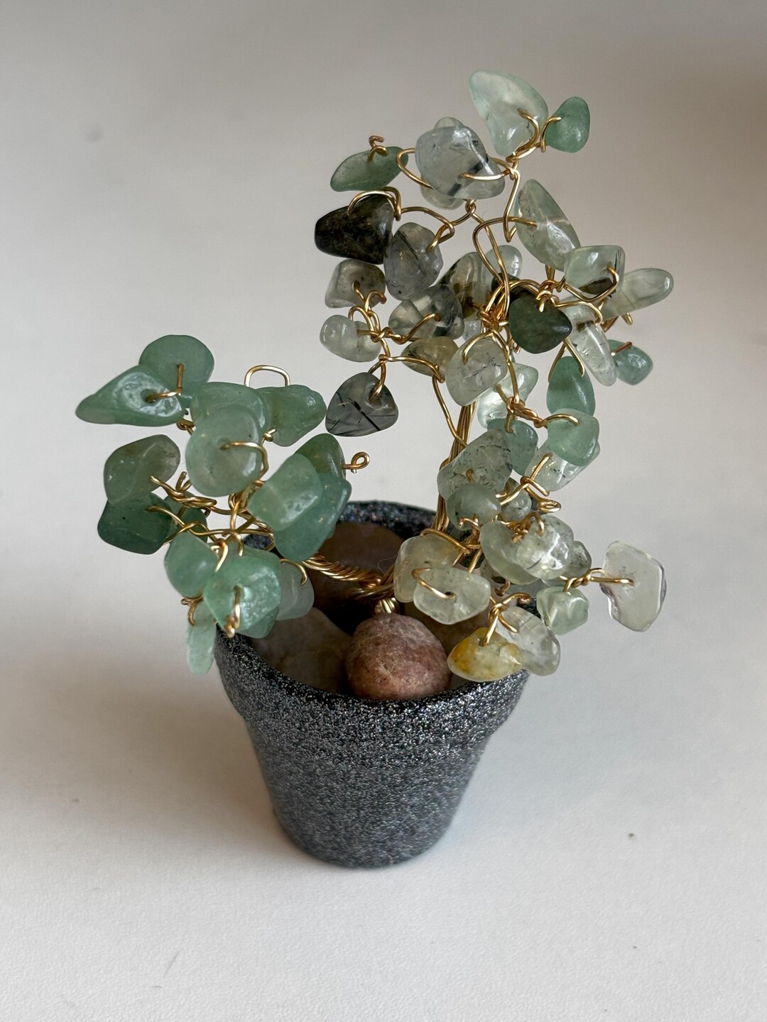 Handcrafted Mini Crystal Plants for Home Decor - Etsy