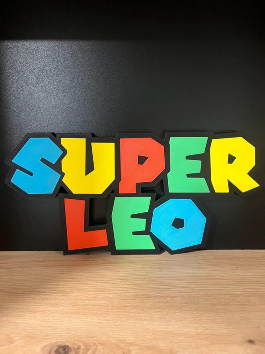 Custom 3D Super Mario Name Plaque – Gamer Decor – Gift for Nintendo ...