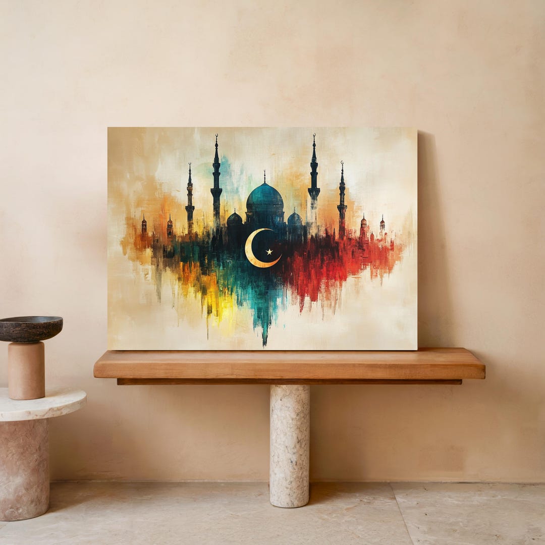 Canvas Print Islamic Art Minimalist Painting Wall Decor Home Decor ...
