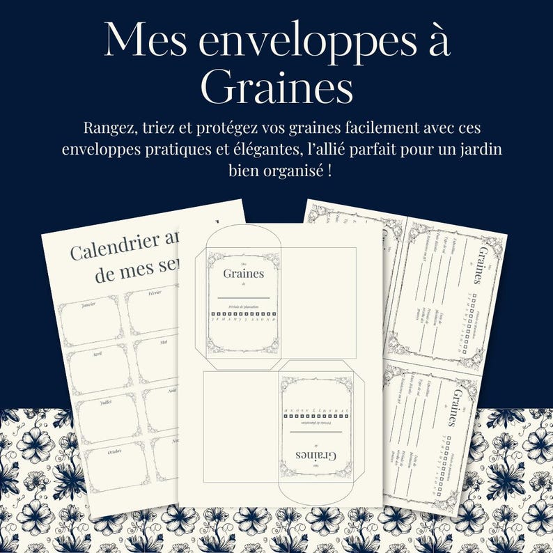 Printable Seed Packet Template - Etsy