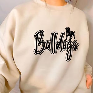 Bulldogs School Sport Team Logo SVG, PNG,EPS File Baseball, Basketball ...