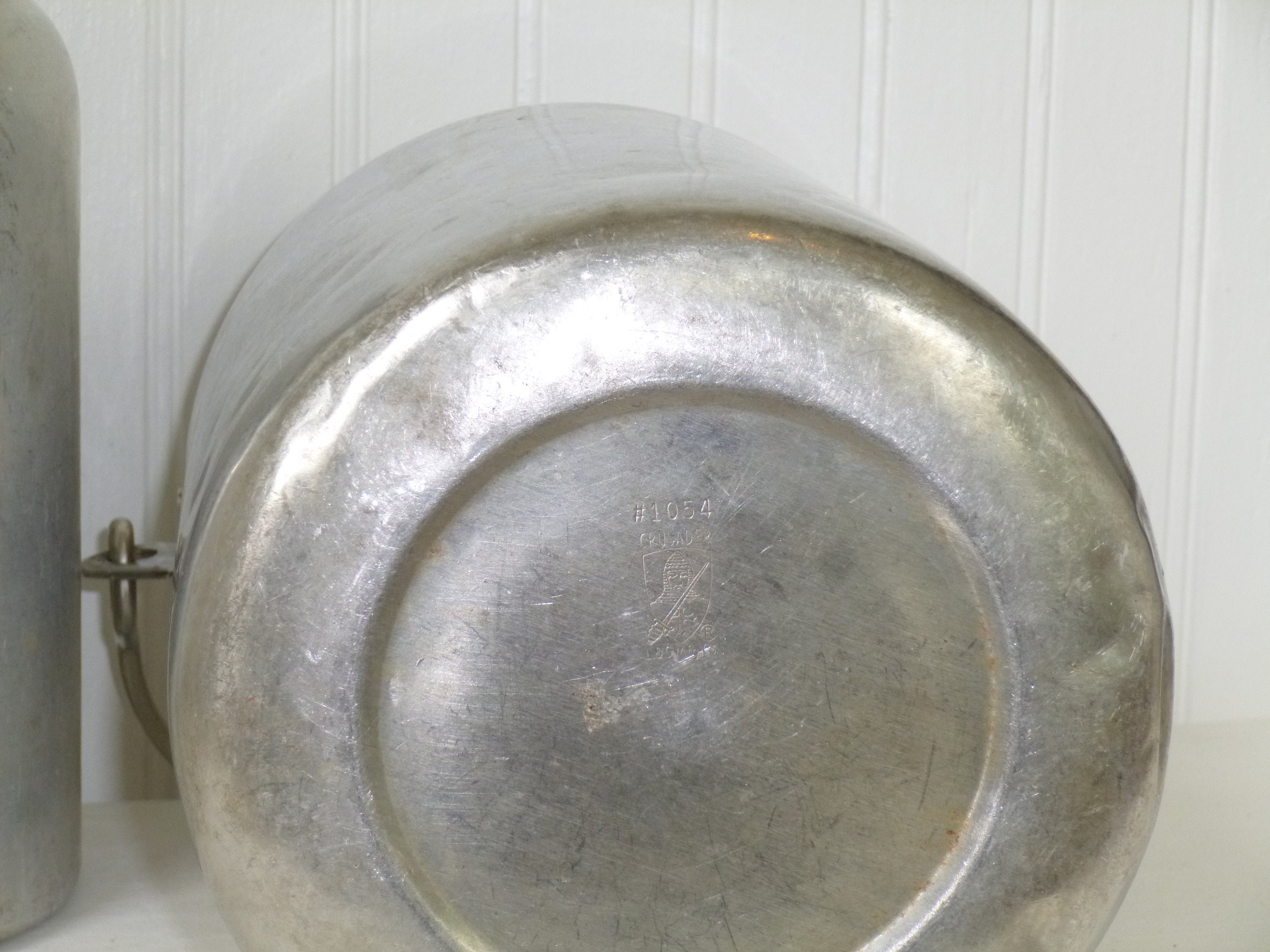 Set of Two Antique Milk Pails, With Maker's Marks: Warner and Crusader ...