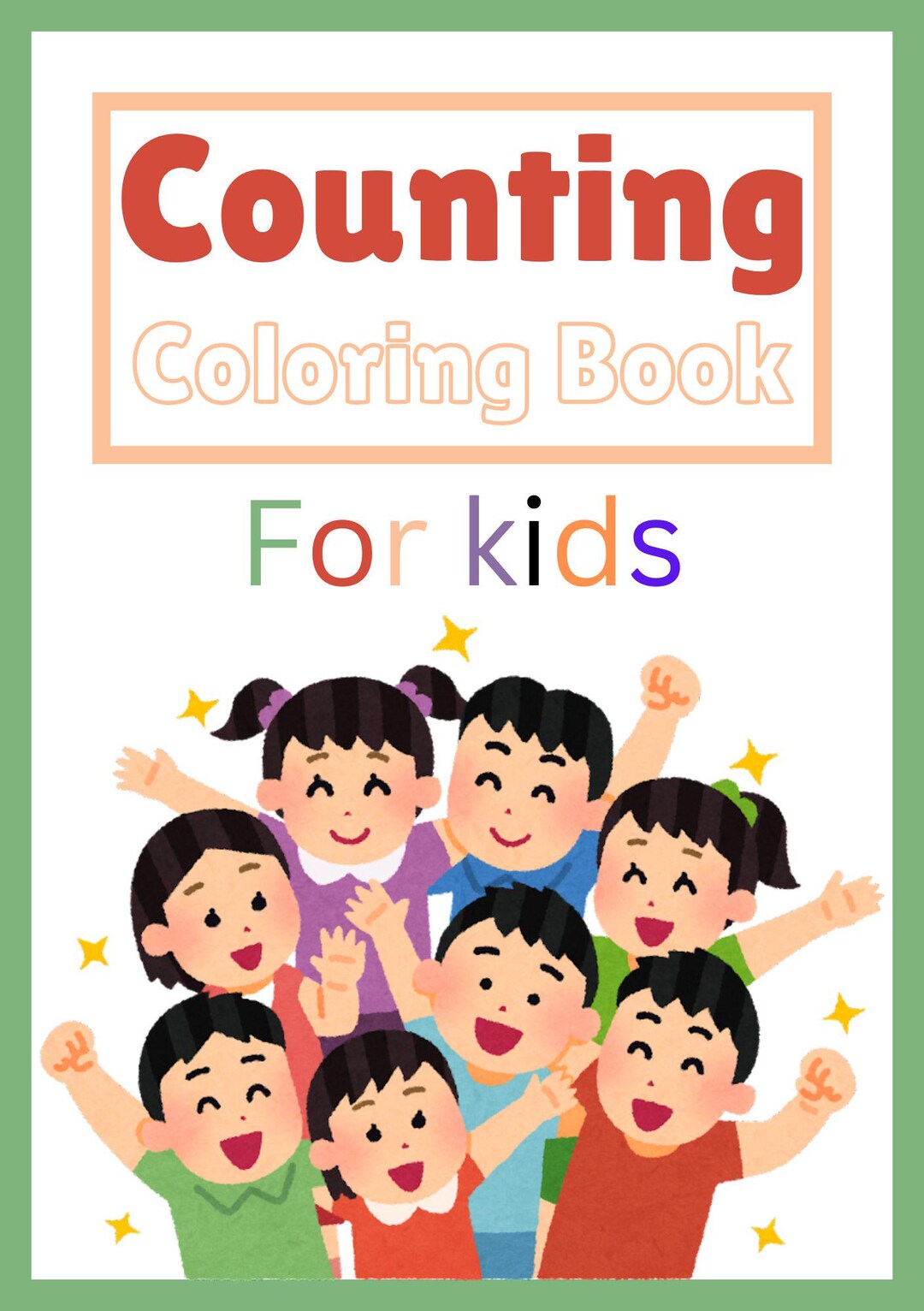 Kids Counting Coloring Book: Learn 1-100 With Spelling (PDF Download ...