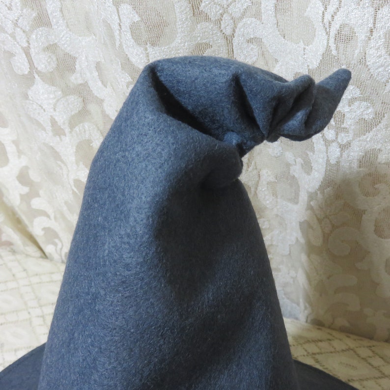 Floppy Gray Wizard/witch Hat | Etsy