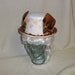 Top Hat With Ears- White, Peach and Copper - Etsy