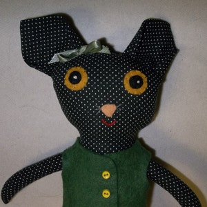 Millicent the Big Eyed Cat Doll - Etsy