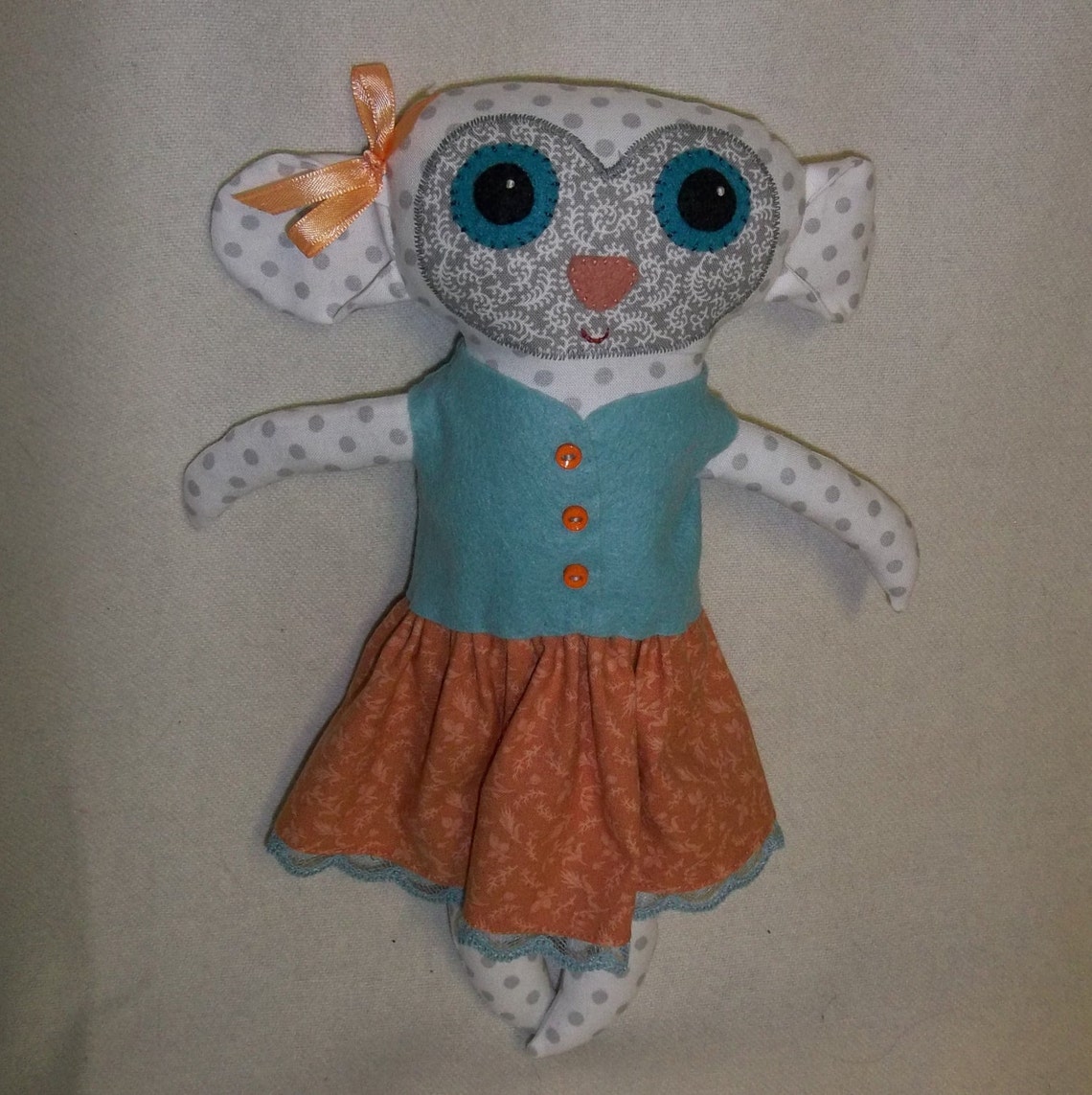 Jemima the Big Eyed Lamb Doll - Etsy