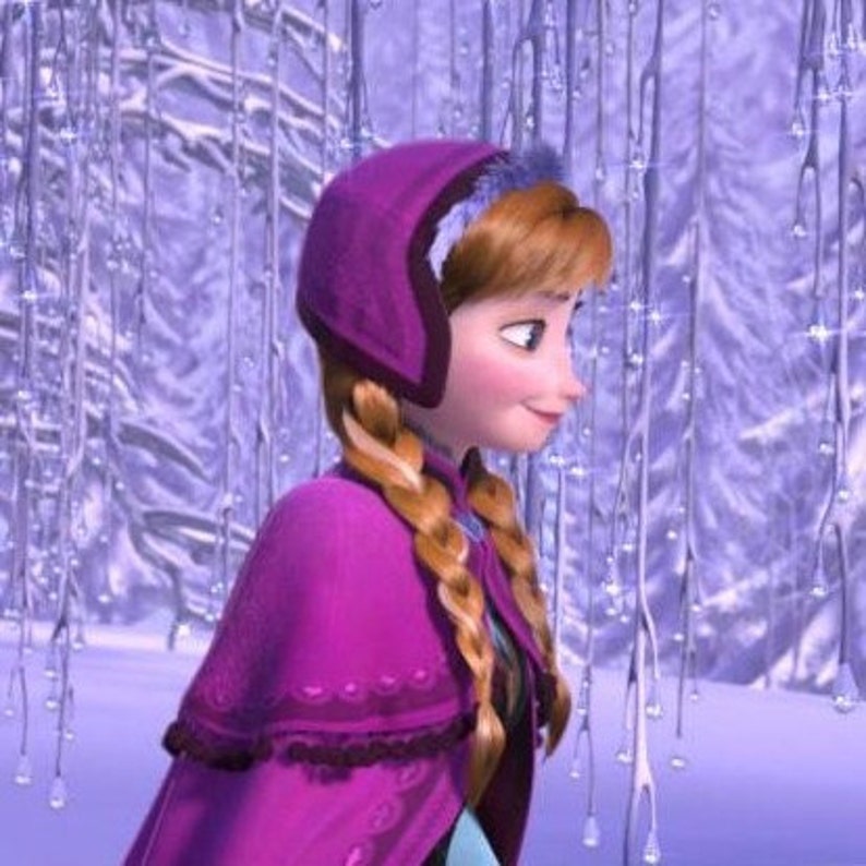 Frozen Anna Outfit Purple Cape and Cap - Etsy