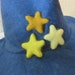 Blue Starry Wizard/witch Hat- Denim Blue Wool Felt Hat With Wool Stars ...