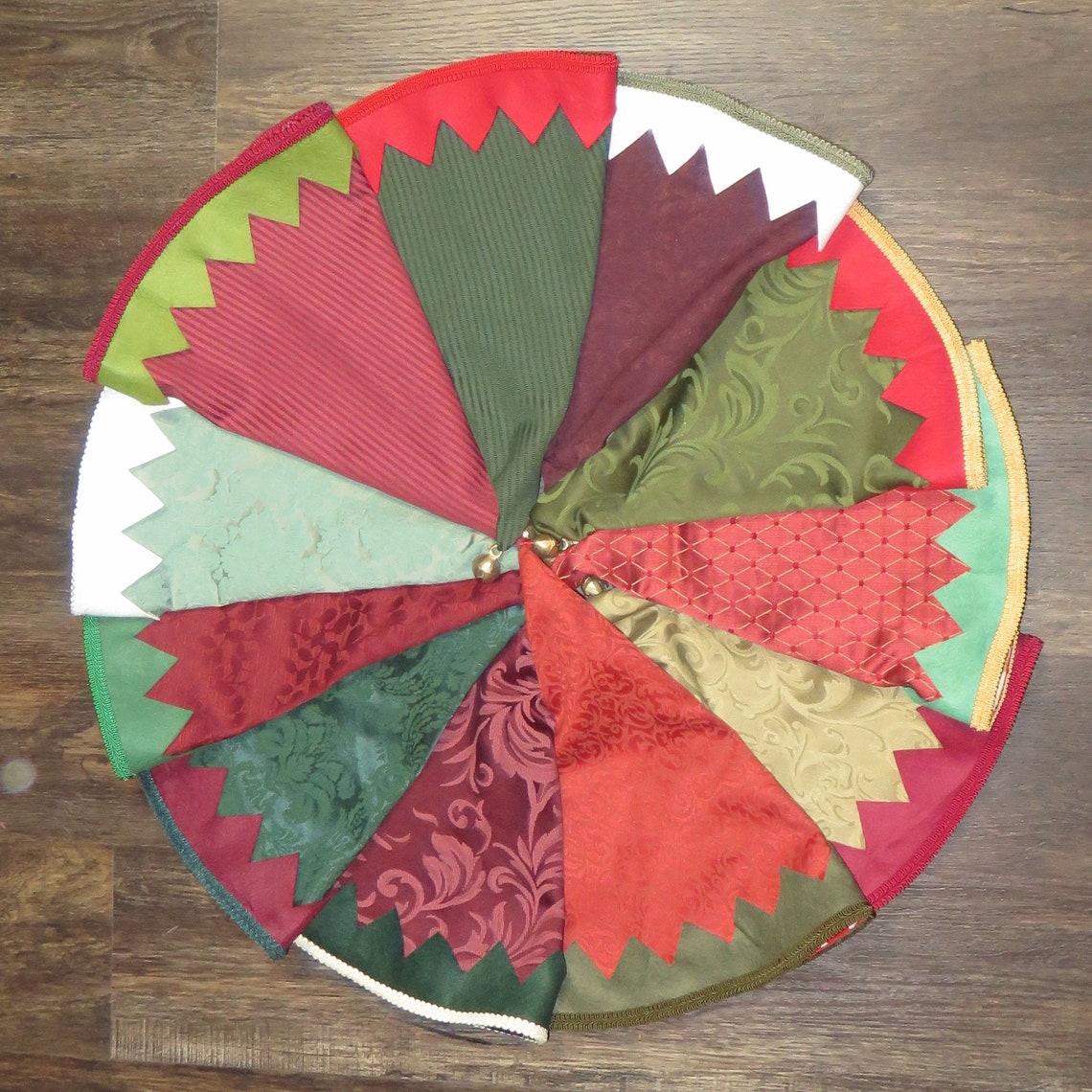 Persimmon Red/olive Green Elf Hat - Etsy