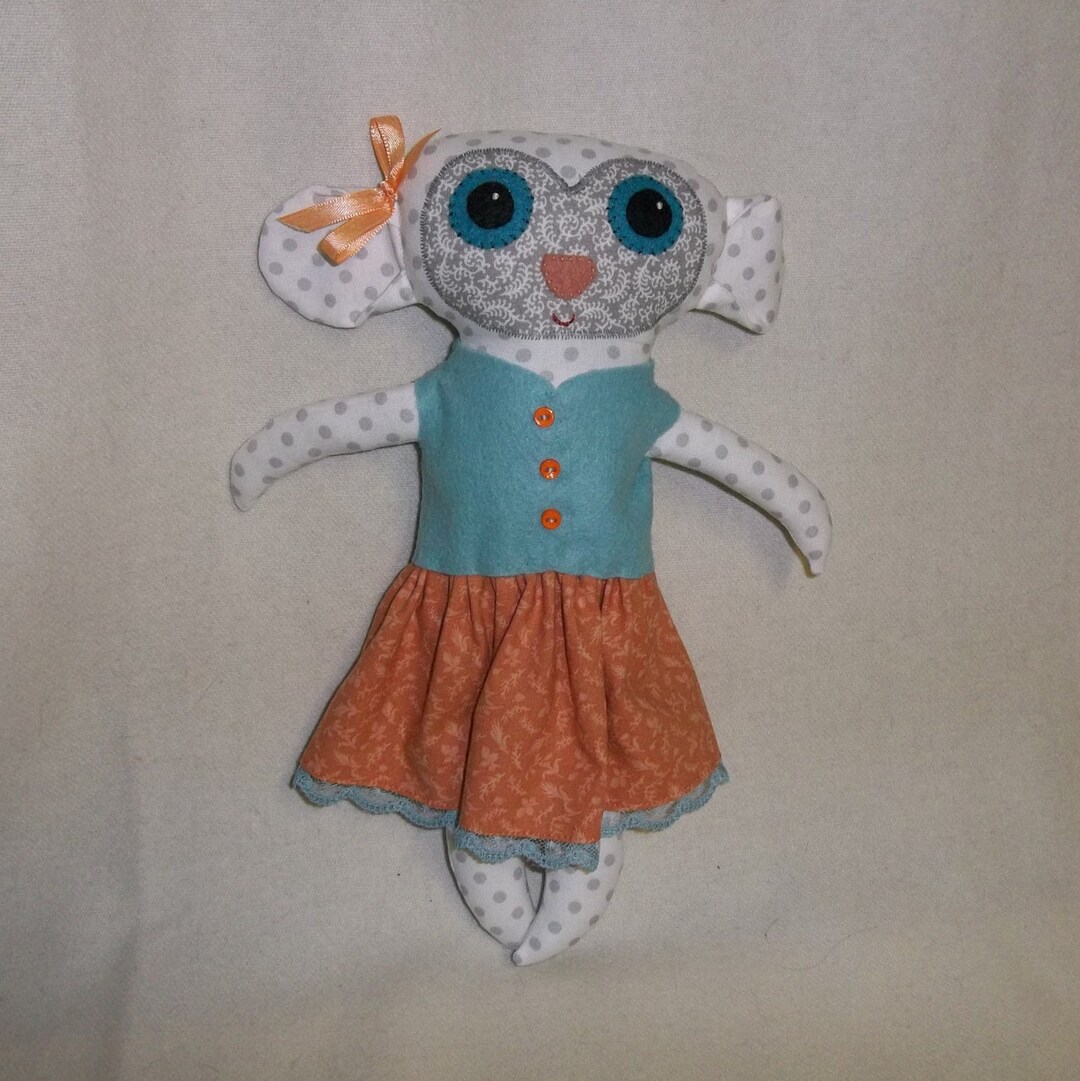 Jemima the Big Eyed Lamb Doll - Etsy