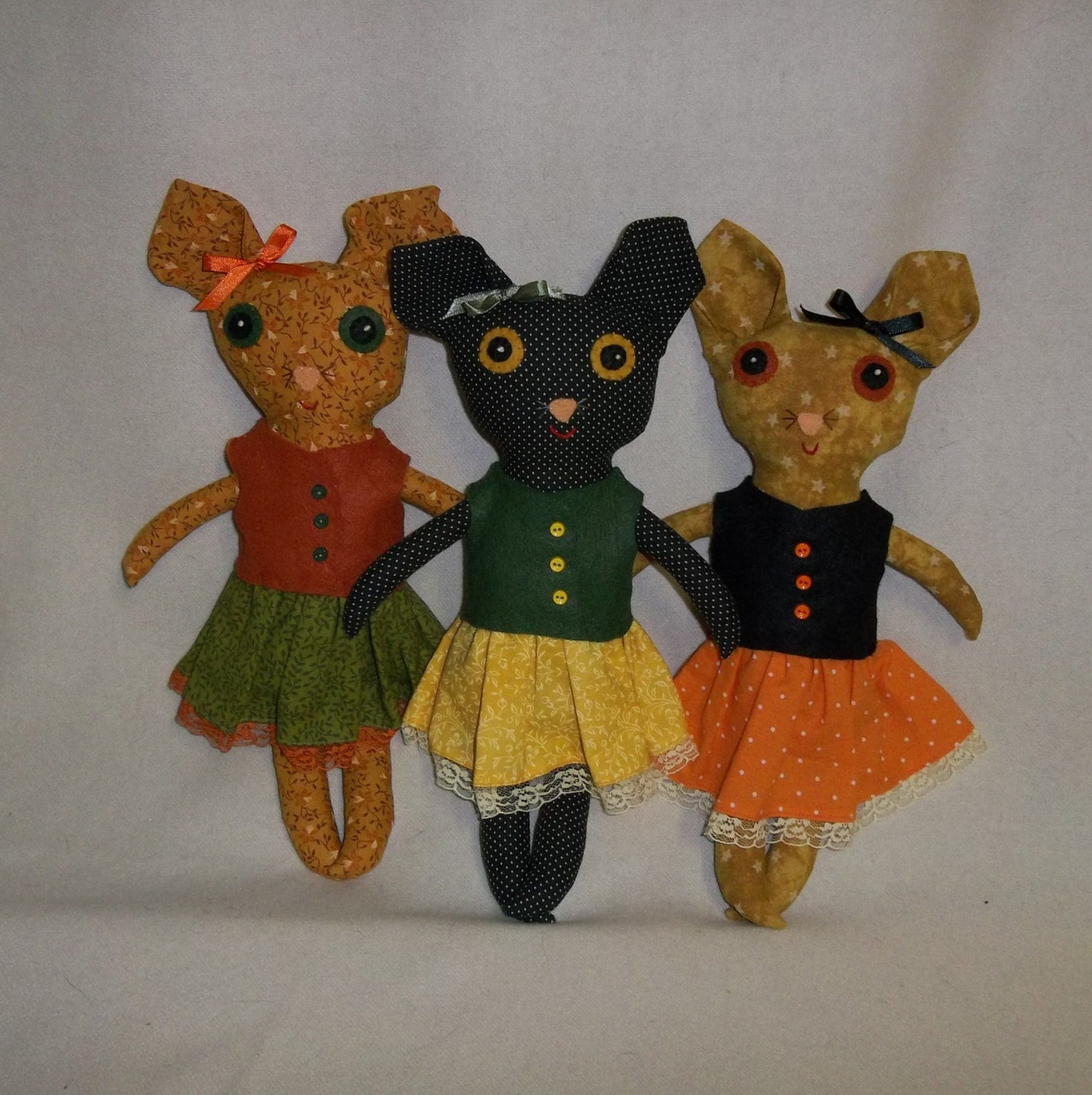 Millicent the Big Eyed Cat Doll - Etsy