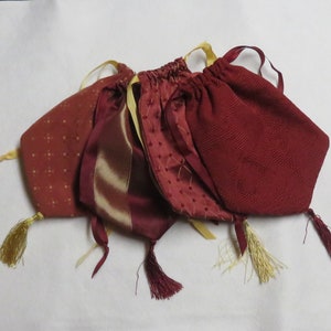 Brick Red and Gold Reticule- Regency Purse - Etsy