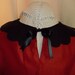 Red and Black Capelet Suede Costume Cape - Etsy