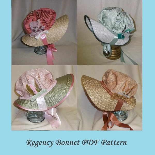 Regency Bonnet - Etsy