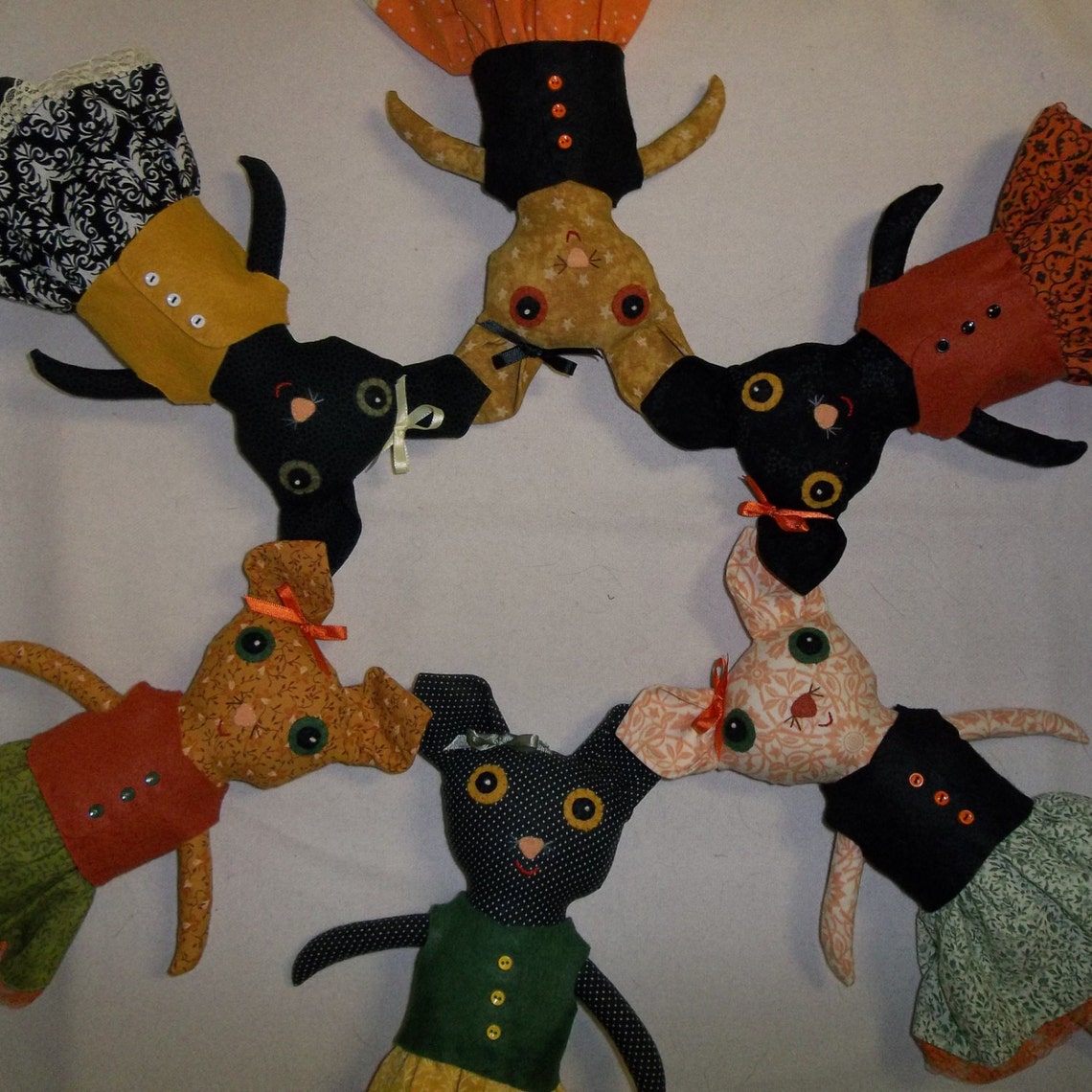 Millicent the Big Eyed Cat Doll | Etsy