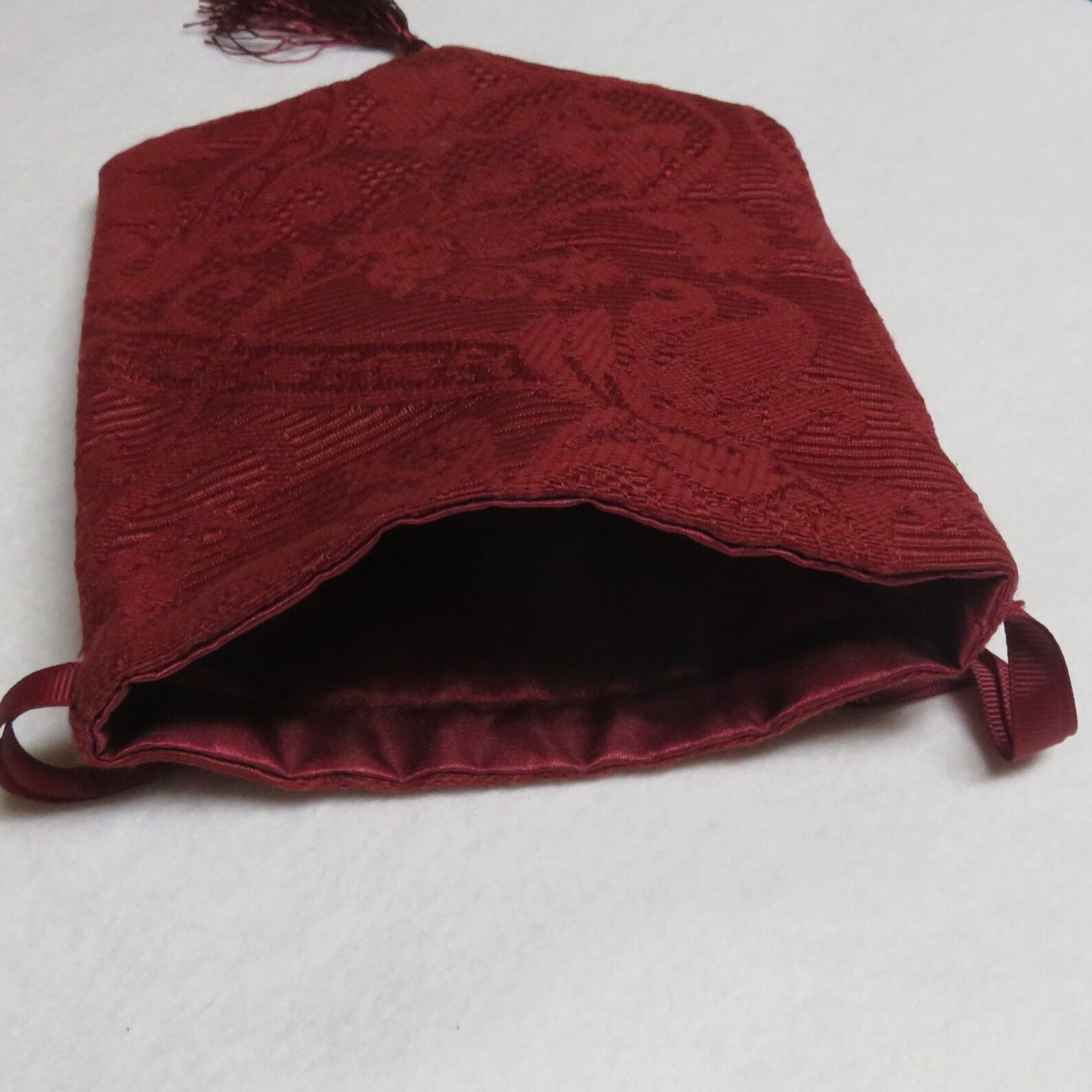 Scarlet Red Reticule Regency Purse - Etsy