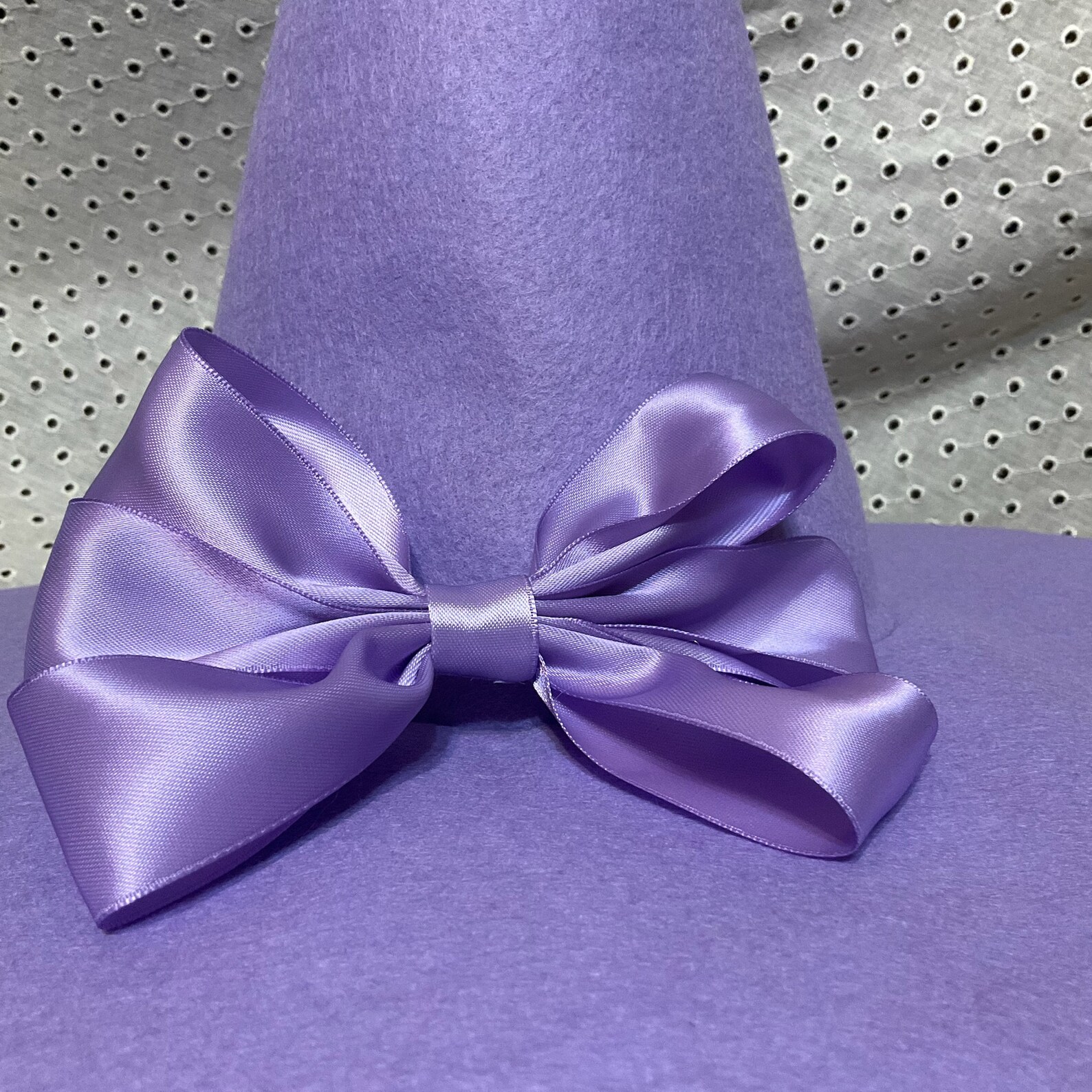 Wisteria Practical Witch Hat- Purple Wool Felt Hat With Satin Ribbon ...
