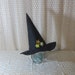 Black Starry Wizard/witch Hat- Black Wool Felt Hat With Wool Stars - Etsy