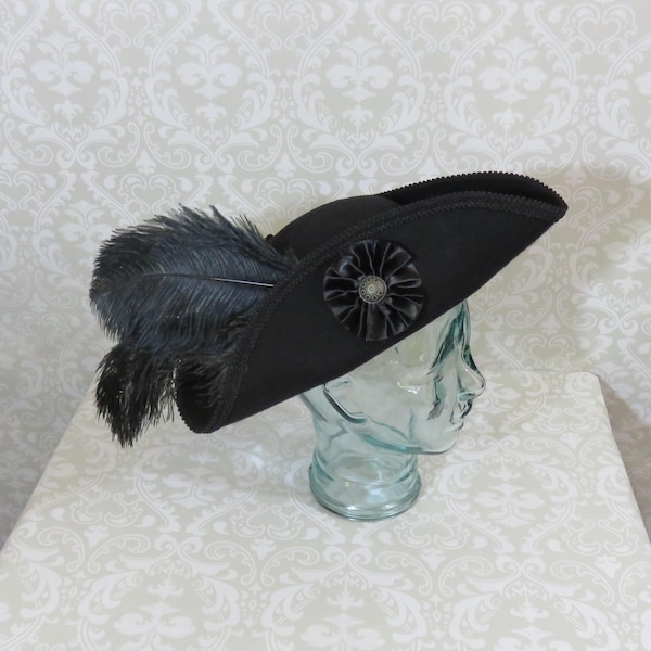 Tricorn Pirate Hat - Etsy