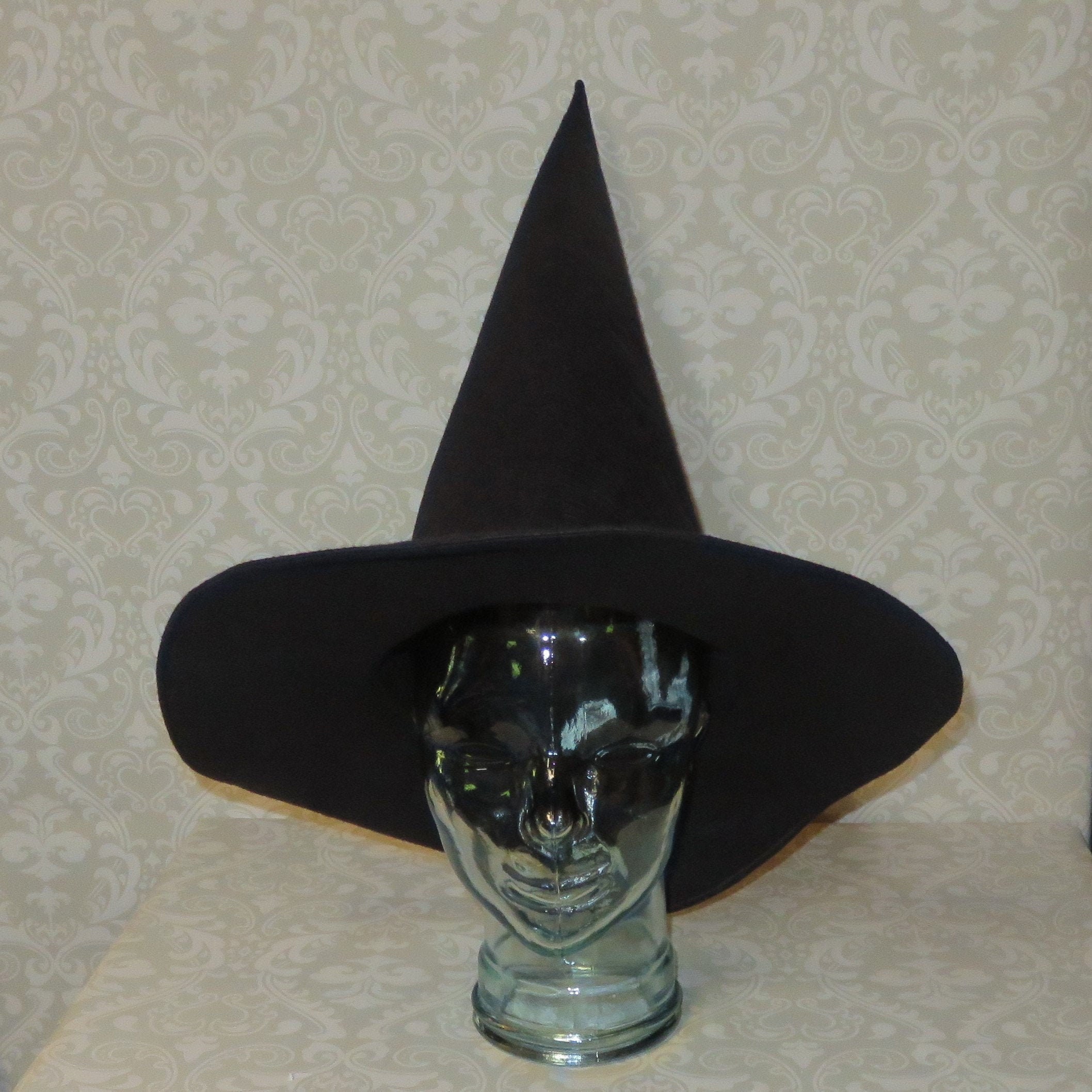 Everyday Black Wizard/witch Hat Straight Top - Etsy Canada