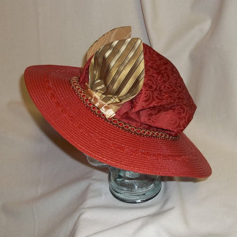 Red Picture Hat With Animal Ears - Etsy