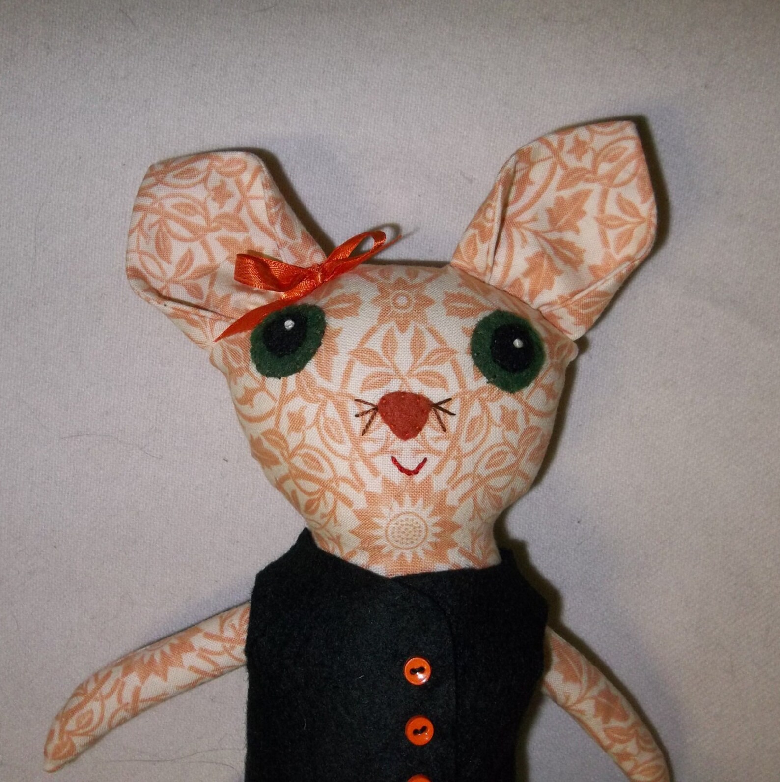 Penelope the Big Eyed Cat Doll - Etsy