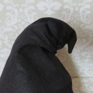 Everyday Black Wizard/witch Hat Crooked Top - Etsy