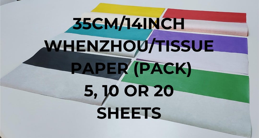 35cm/14" Whenzhou/tissue Origami Paper (pack of 5, 10 or 20 Sheets) - Etsy