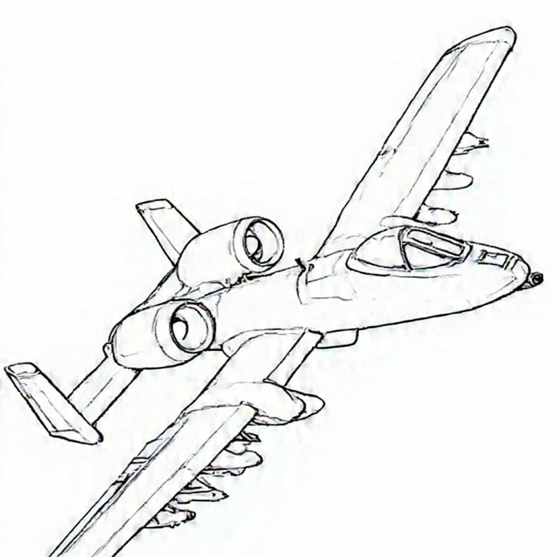 A10 Warthog Svg - Etsy