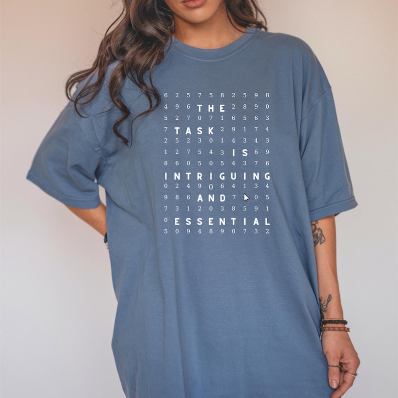 Word Search Graphic T-shirt, Funny Puzzle Lover Shirt, Brain Game Tee ...
