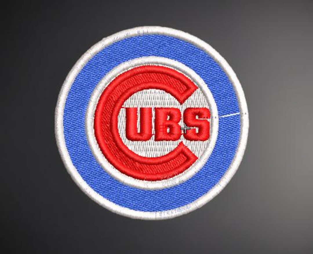 Cubs Baseball Logo Shield Embroidery File - Etsy