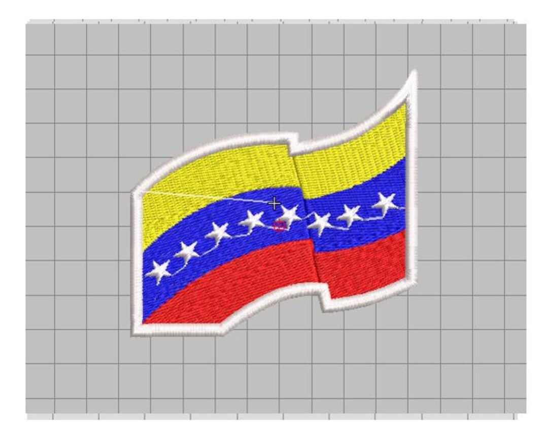 Venezuelan Flag Viva Embroidery File, Embroidery File - Etsy