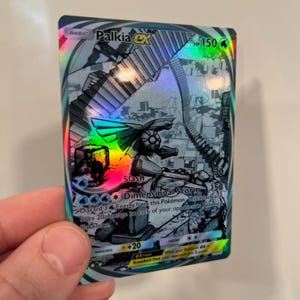 Palkia Ex Immersive Holographic Pokémon TCG Pocket Self Made Card ...