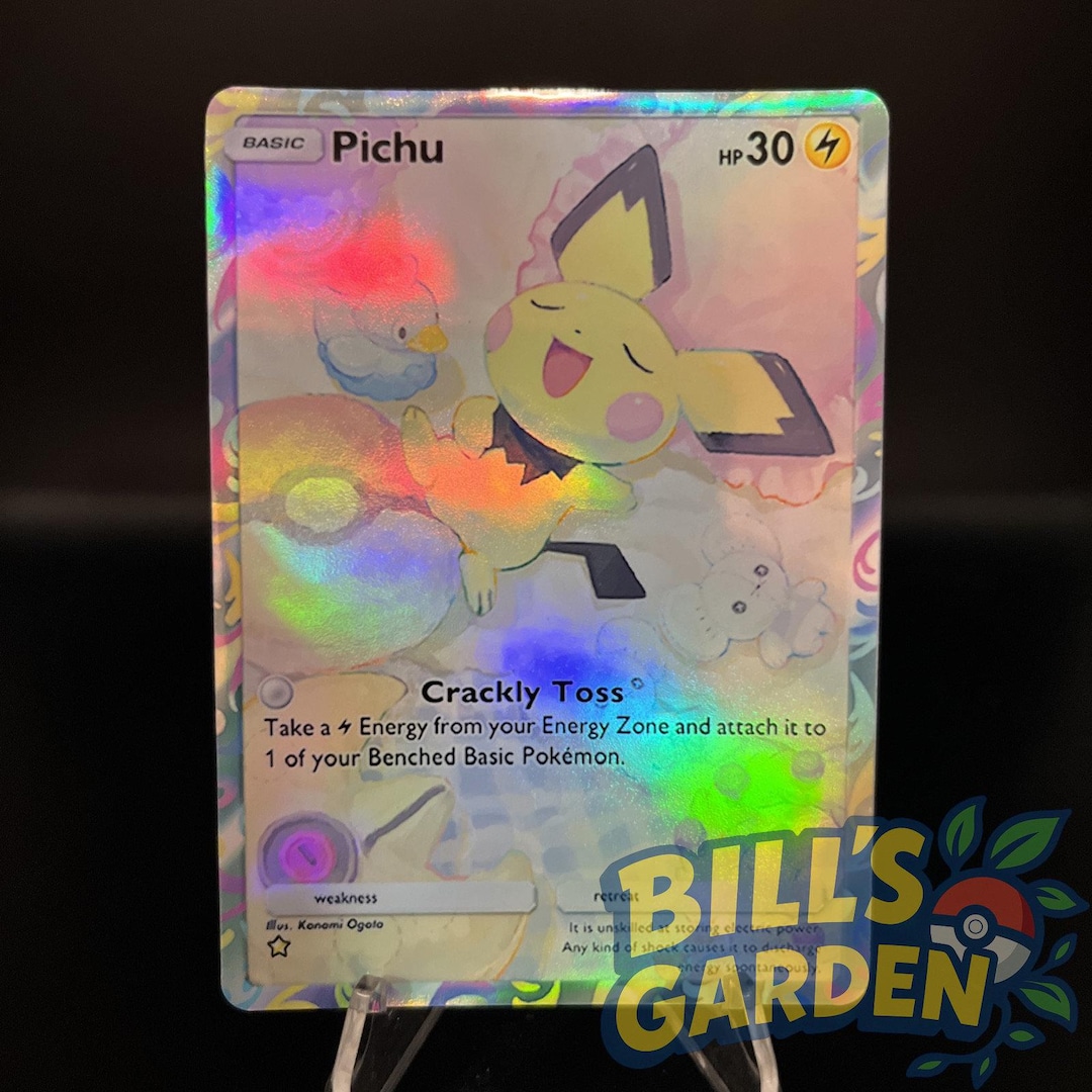 Pichu - Holo Fan Card Pokémon TCG Pocket Art | Wisdom of Sea and Sky ...