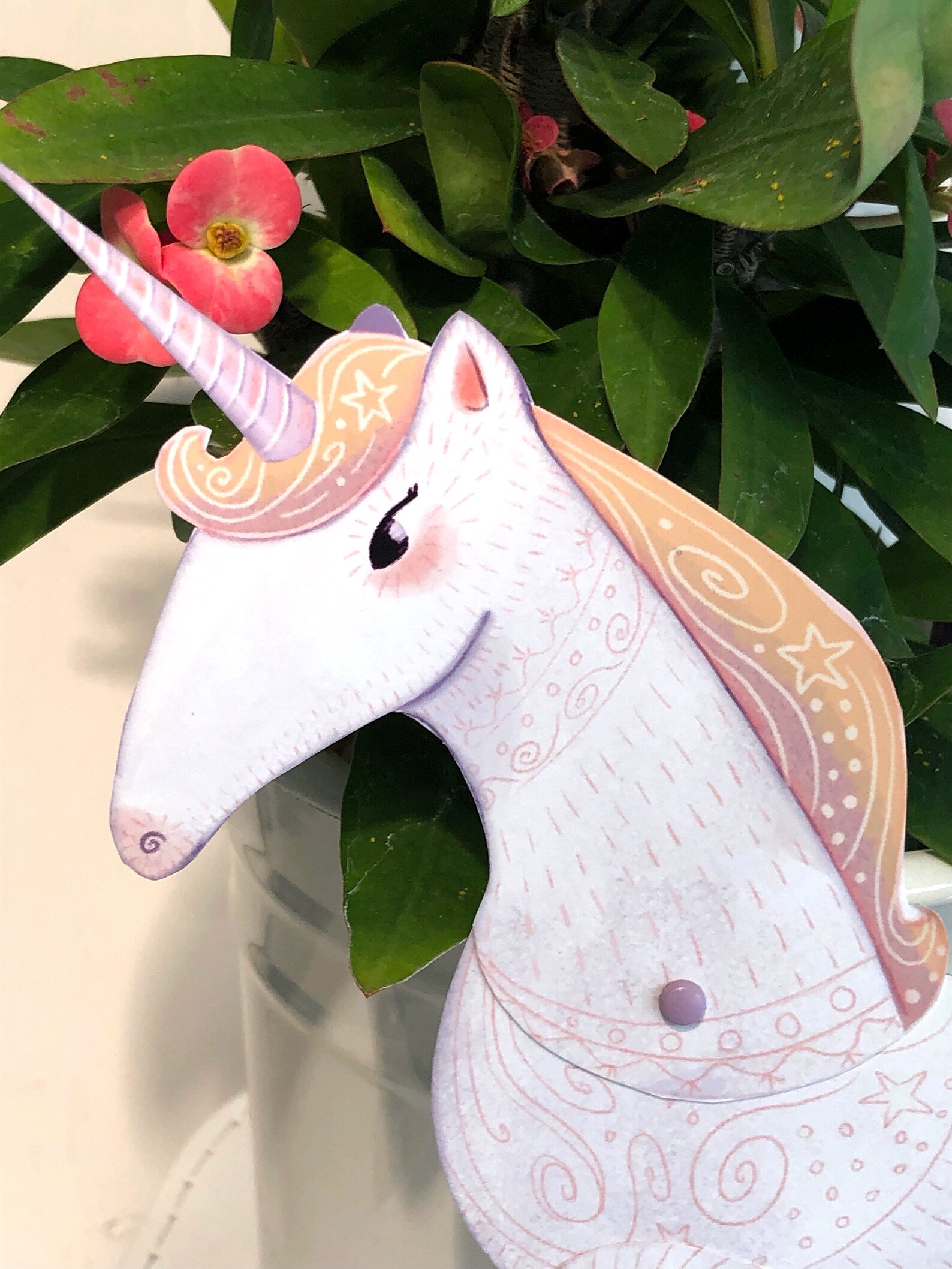 Unicorn Paper Doll Digital Download Articulated Paper Doll | Etsy