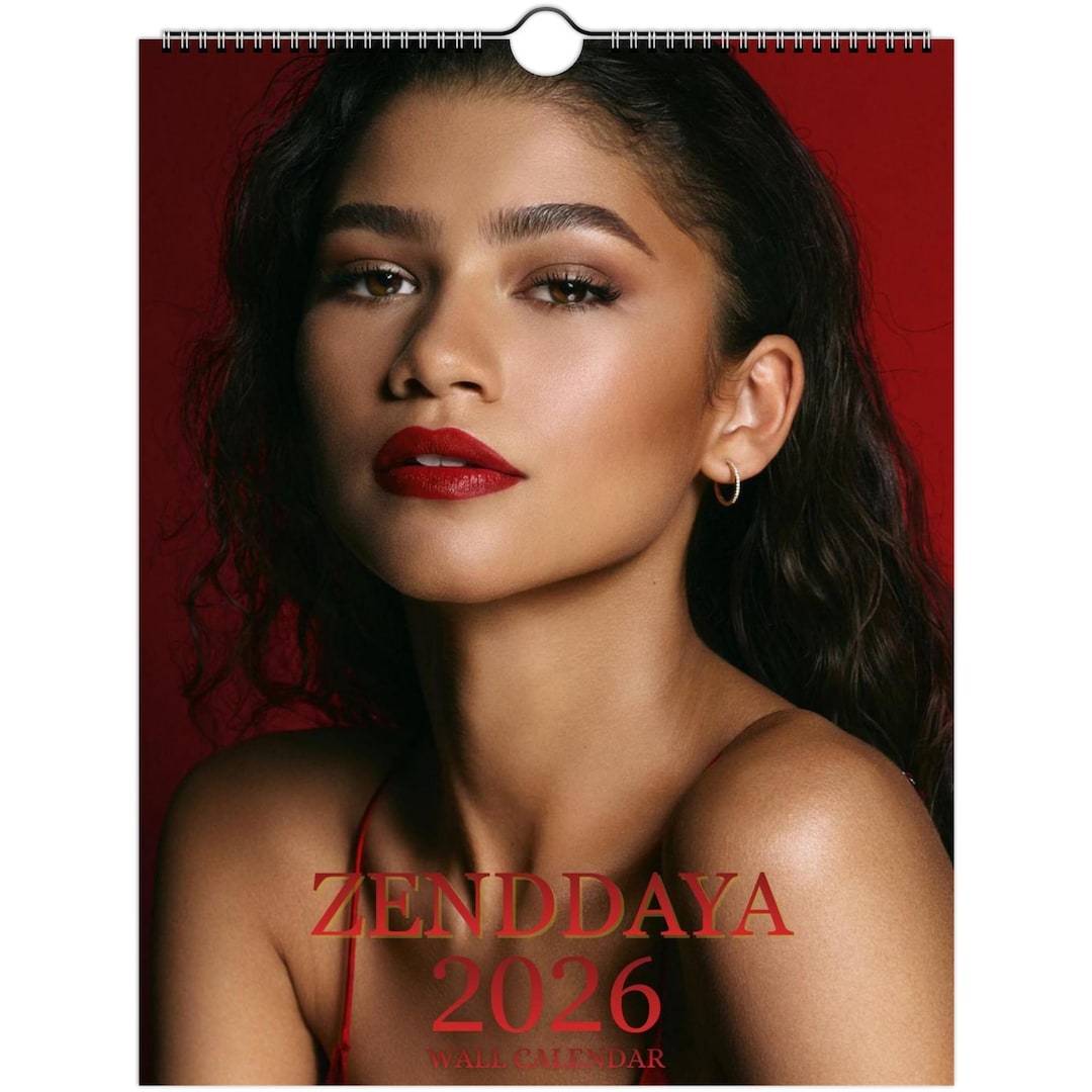 Zendaya 2026 Wall Calendar - Us Holidays - Etsy