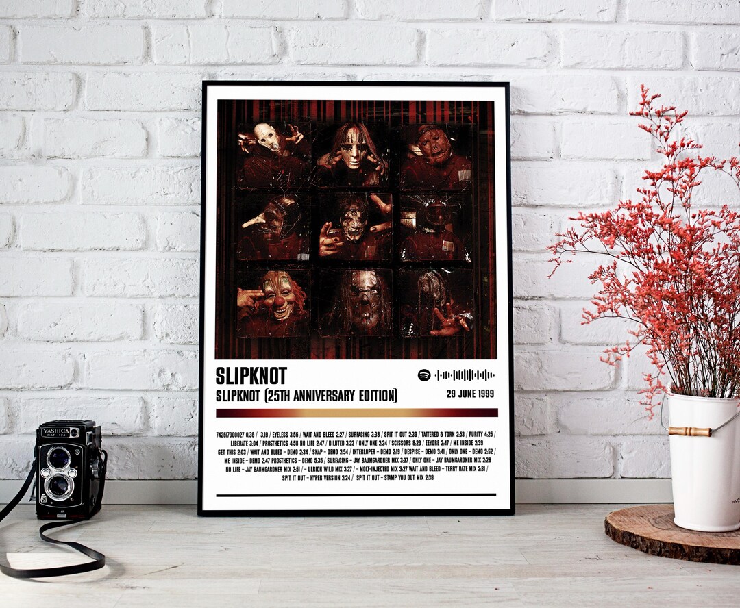 Slipknot Poster Print | Slipknot (25th Anniversary Edition) Album ...