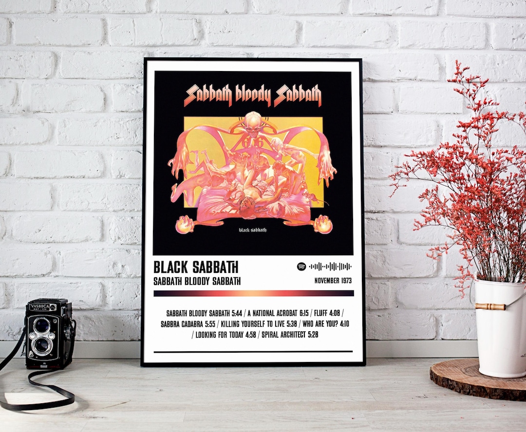 Black Sabbath Poster Print | Sabbath Bloody Sabbath Album Poster ...