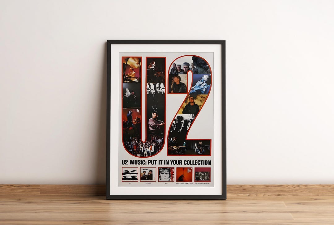 U2 Poster Print | U2 Artist Poster | Music Poster | Album Cover Poster ...