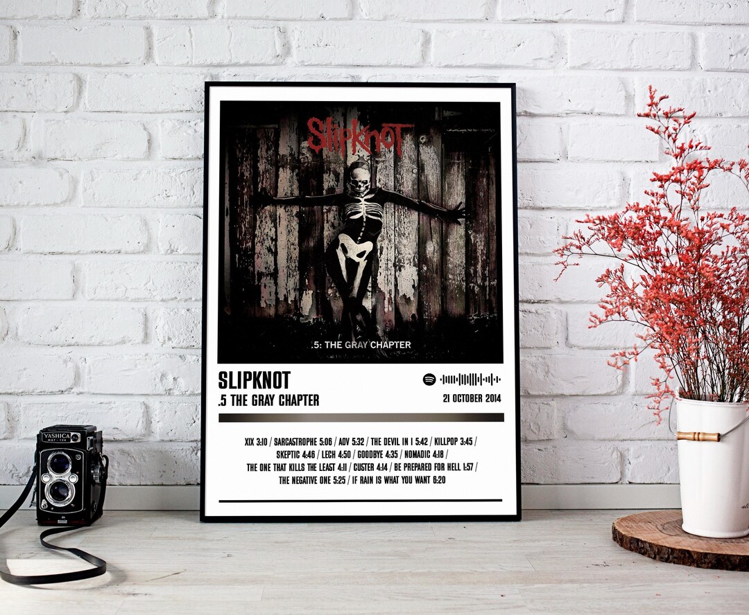 Slipknot Poster Print | .5 the Gray Chapter Album Poster | Music Poster ...