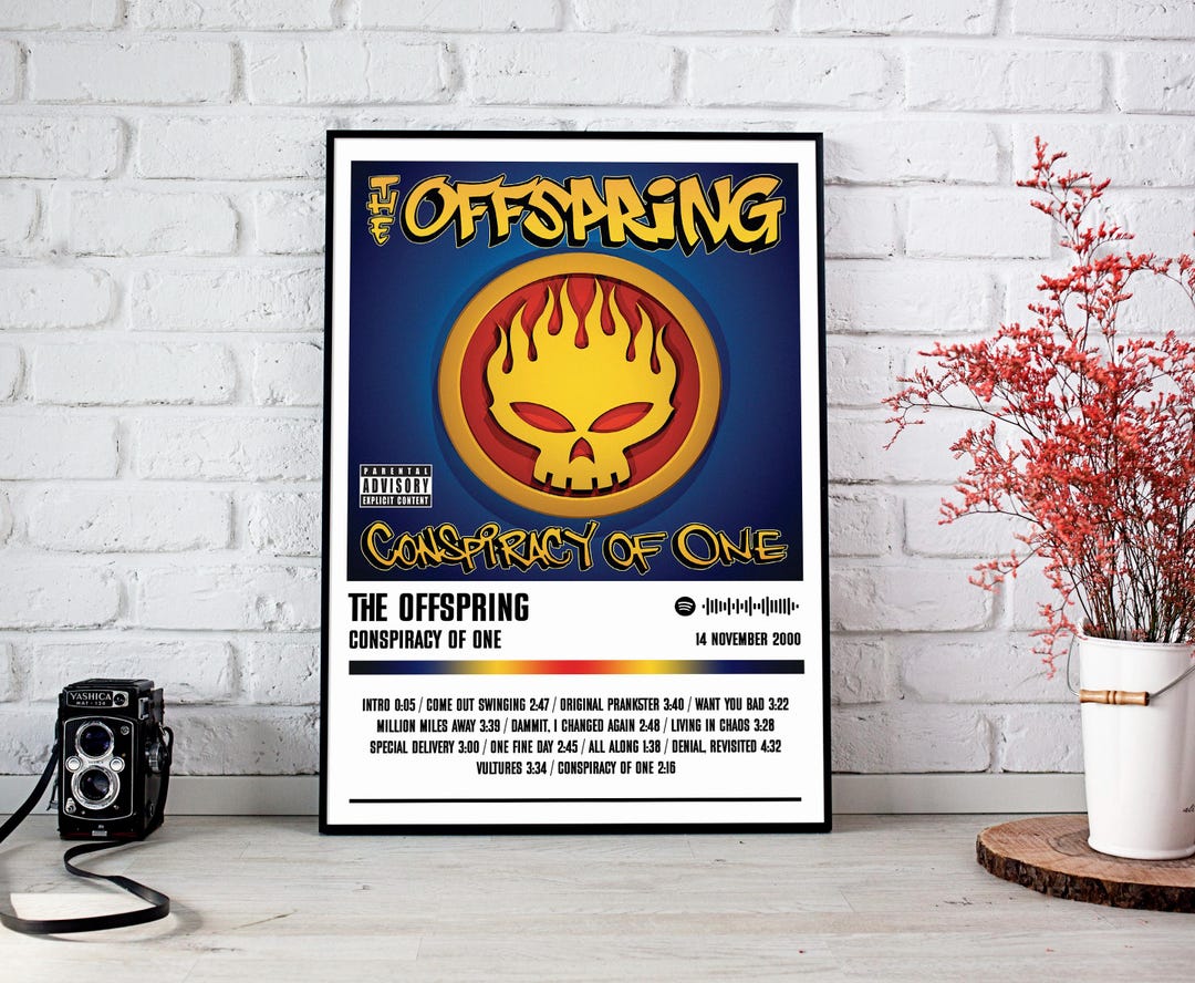 The Offspring Poster Print | Conspiracy of One Album Poster | Music ...