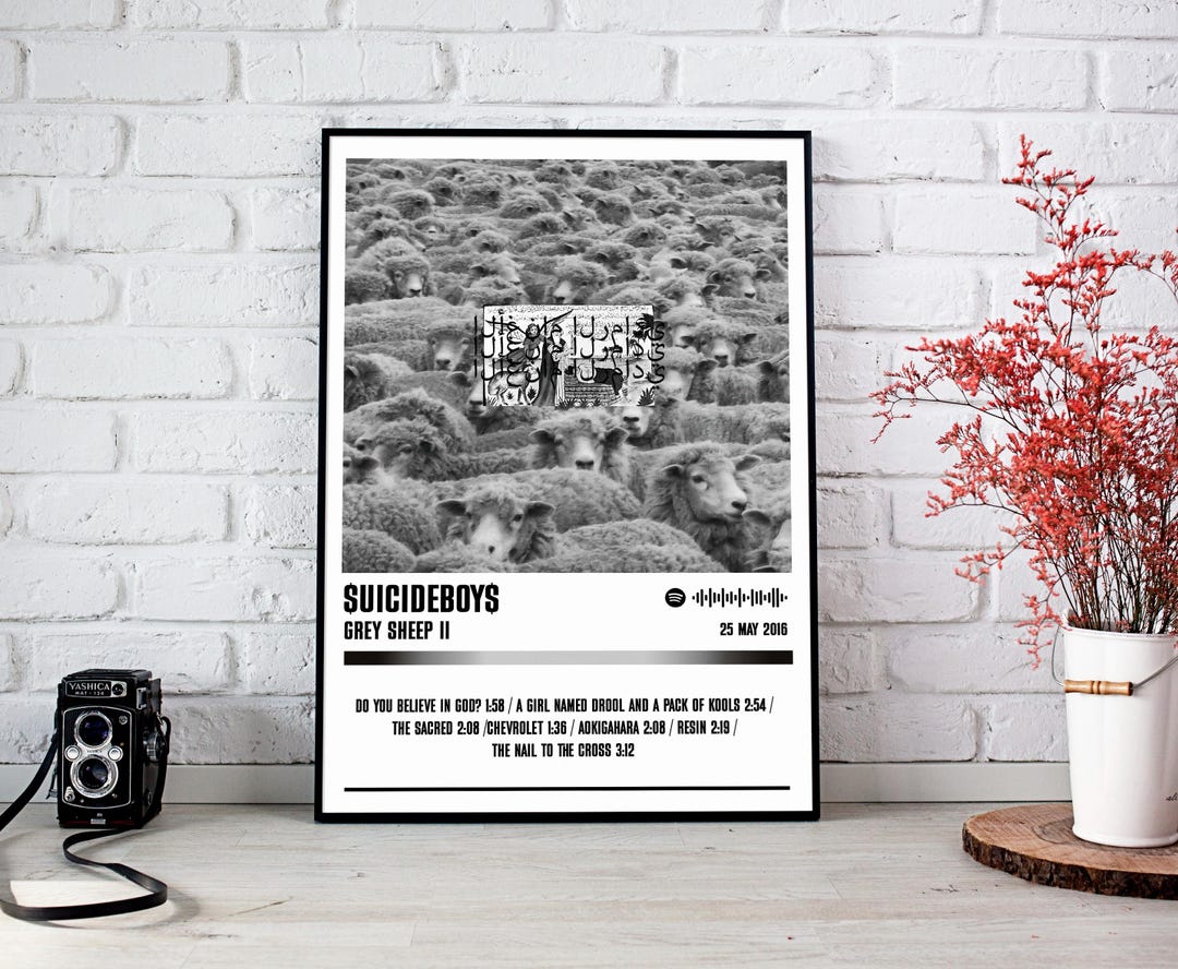 Suicideboys Poster Print | Grey Sheep II Album Poster | Music Poster ...