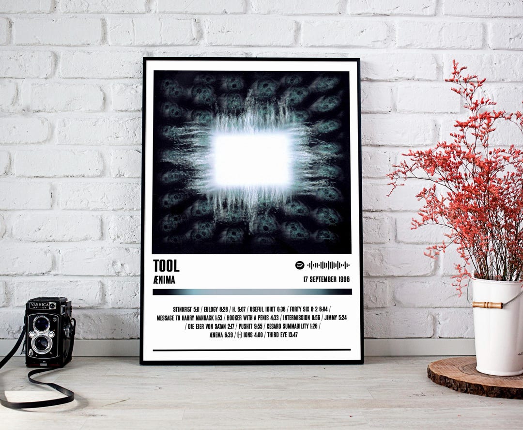 Tool Poster Print | Ænima Album Poster | Music Poster | Album Cover ...
