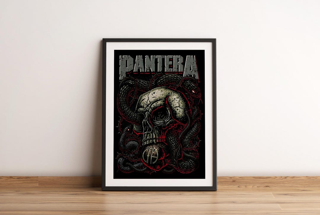 Pantera Poster Print | Pantera Artist Poster | Music Poster | Album ...