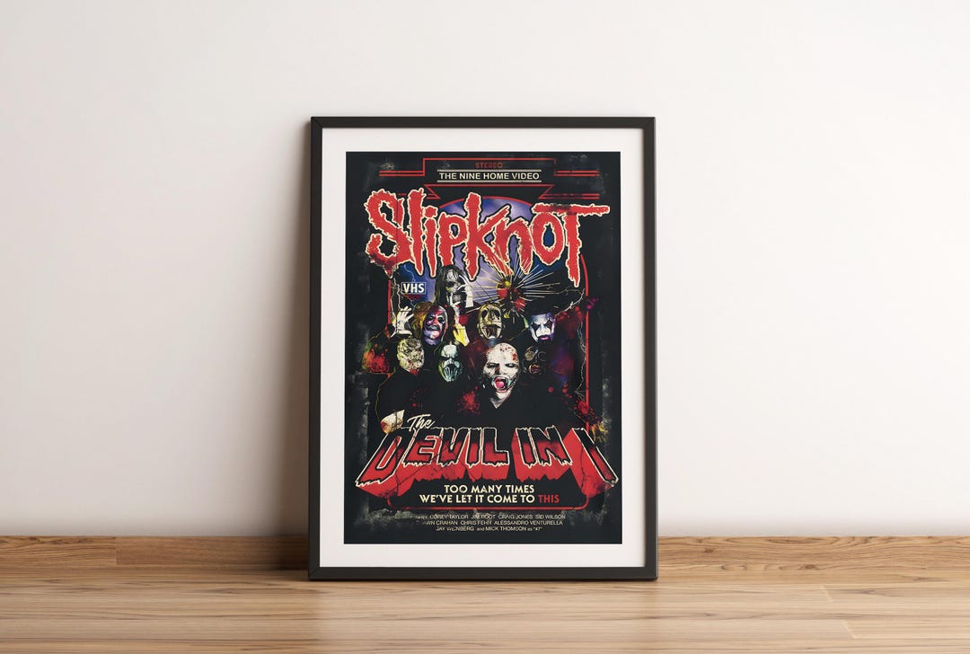Slipknot Poster Print | Slipknot Artist Poster | Music Poster | Album ...