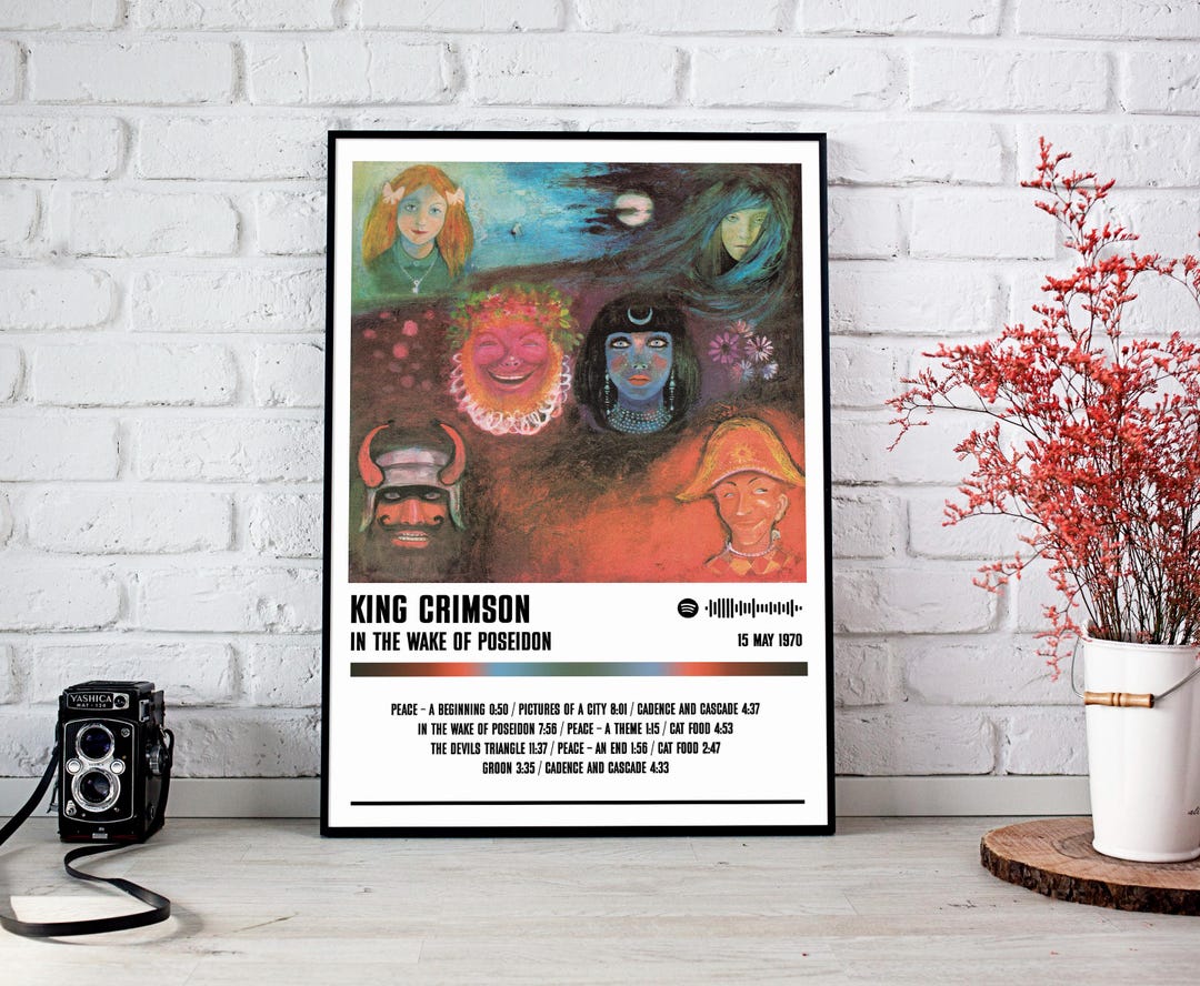 King Crimson Poster Print | in the Wake of Poseidon Album Poster ...