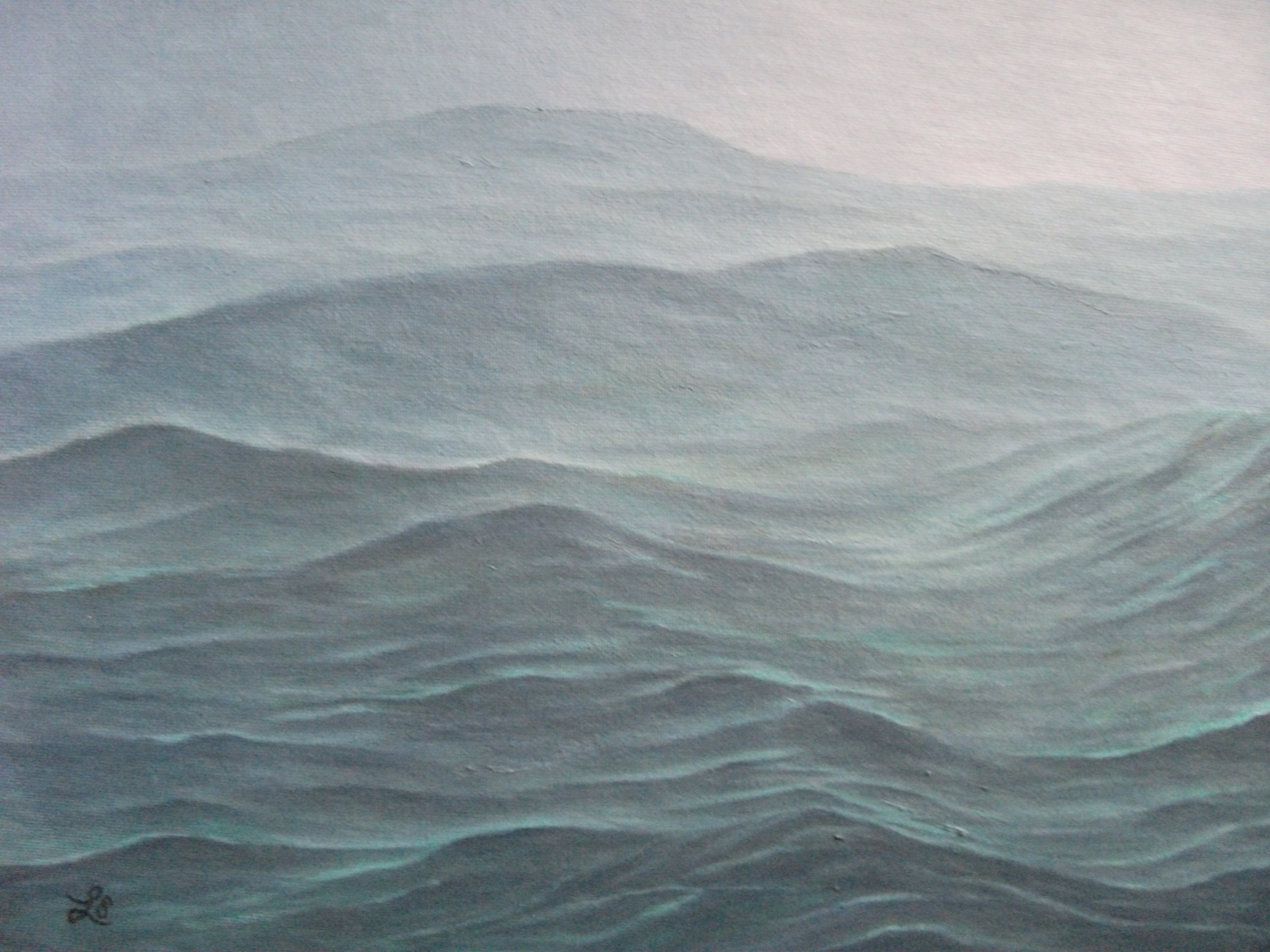 Ocean, Sea, Water, Waves, Misty Sky, Fog, Clouds, Evening, Storm ...