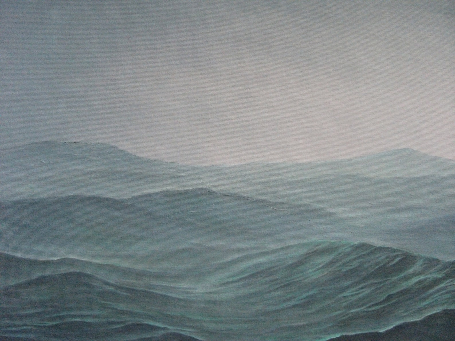 Ocean, Sea, Water, Waves, Misty Sky, Fog, Clouds, Evening, Storm ...