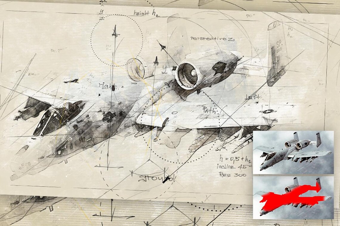 Arch Sketch Photoshop Action - Etsy